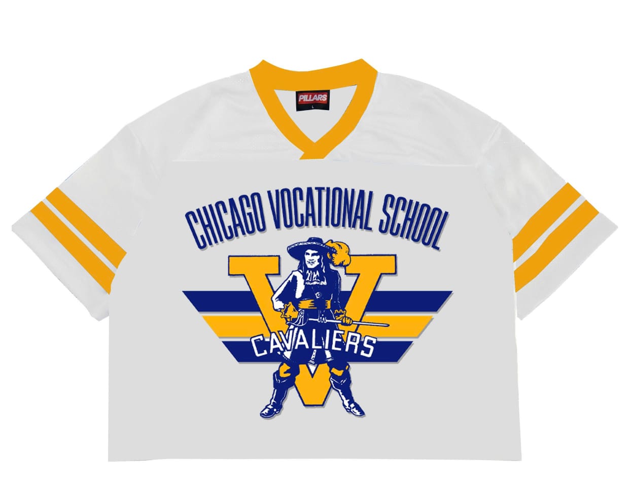 RETRO CVS MESH JERSEY | WHITE – PILLARS